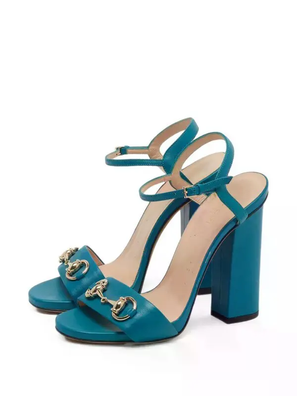 Gucci Horsebit Ankle-strap Leather Sandals