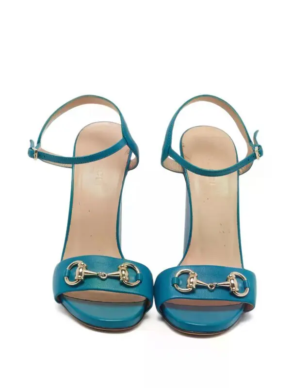 Gucci Horsebit Ankle-strap Leather Sandals