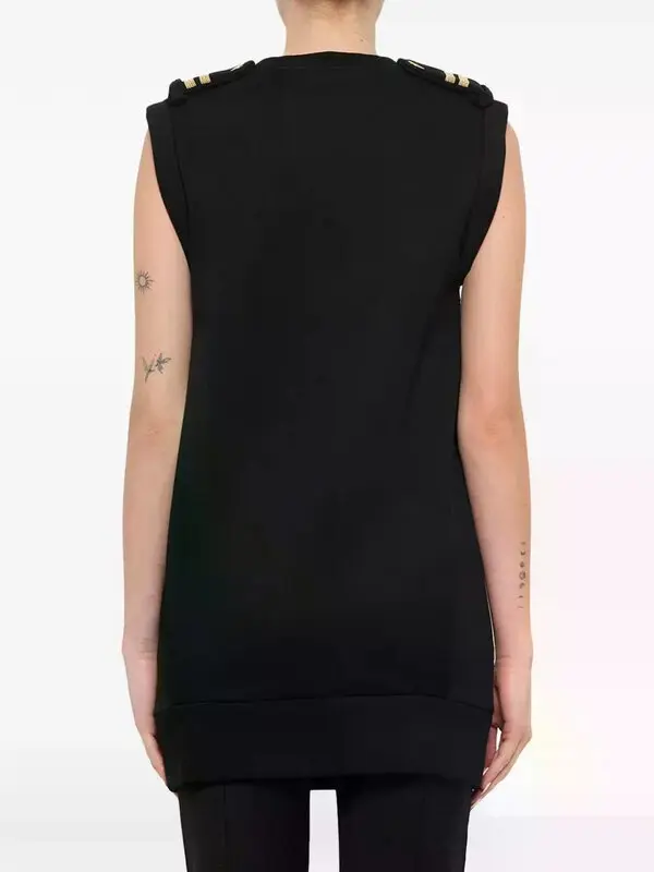 Neil Barrett Camouflage-pattern Epaulette Top