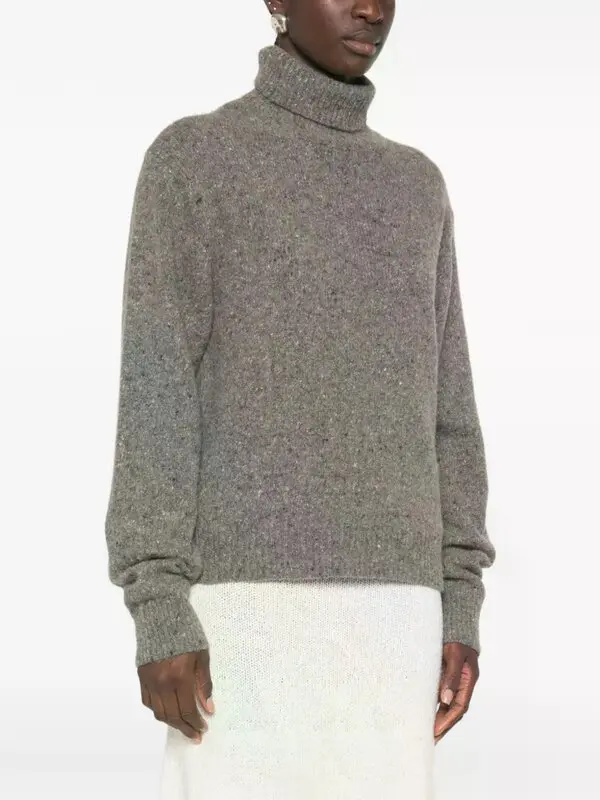 RÓHE Roll-neck Mouliné Sweater
