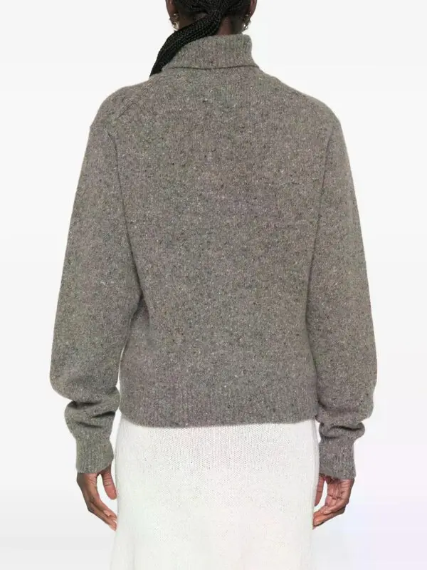 RÓHE Roll-neck Mouliné Sweater