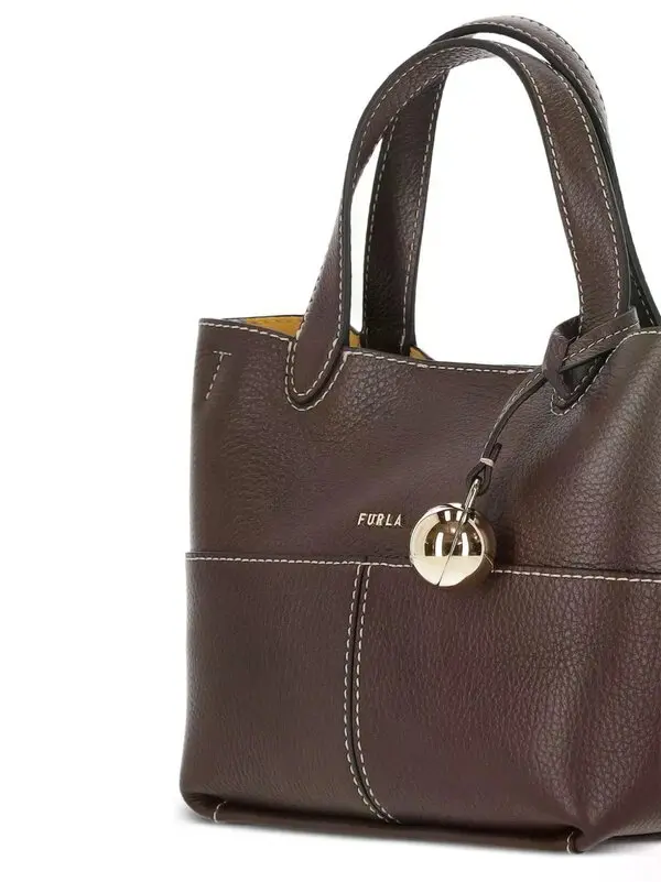 Furla Primrose Tote M Leather Bag - Brown