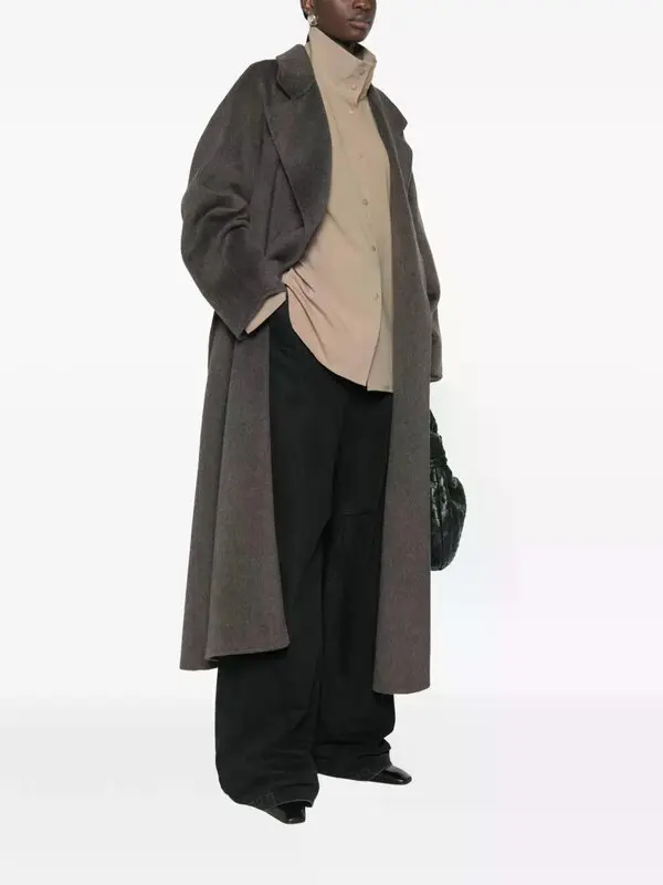 ARMA Belted Wool Single-breasted Coat