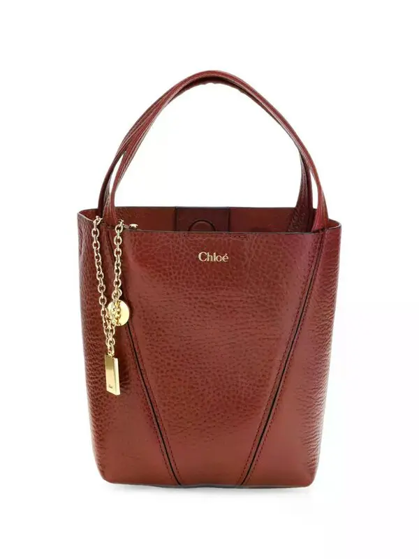Chloé Small Spin Leather Shoulder Bag