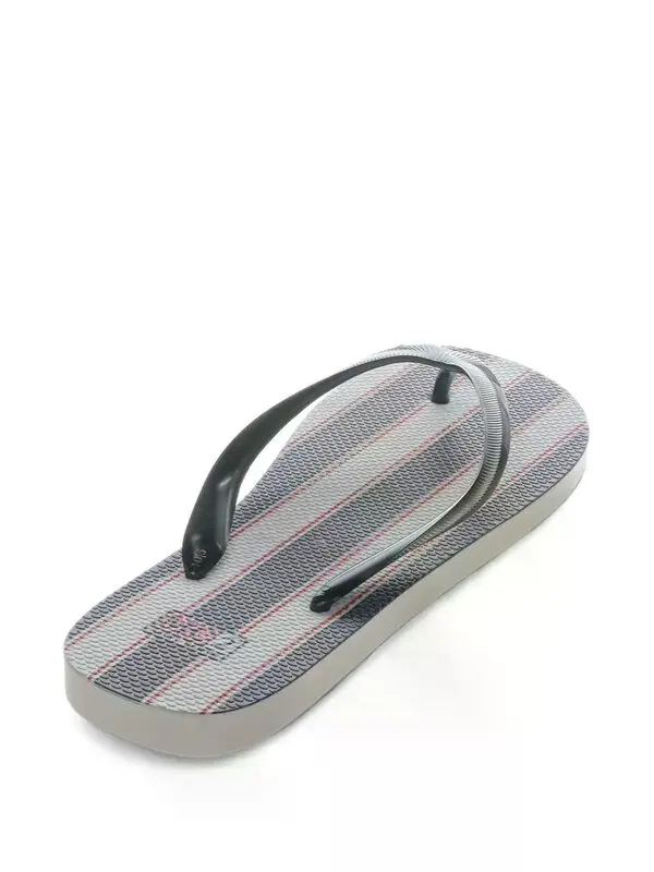 MC2 SAINT BARTH Tommy Striped Flip-flops