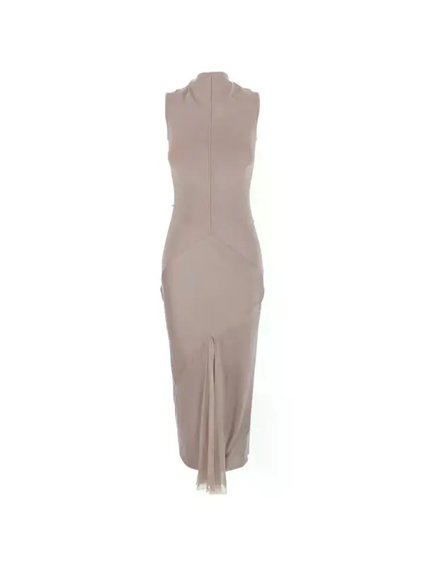 Rick Owens Sleeveless Fitted Midi Dress