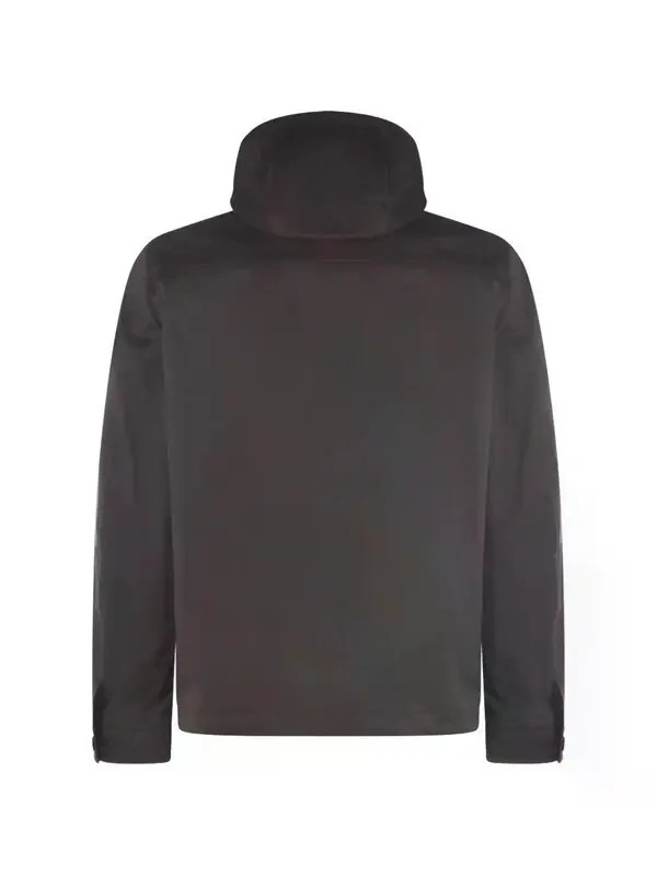 MOORER Buttoned Hooded Jacket