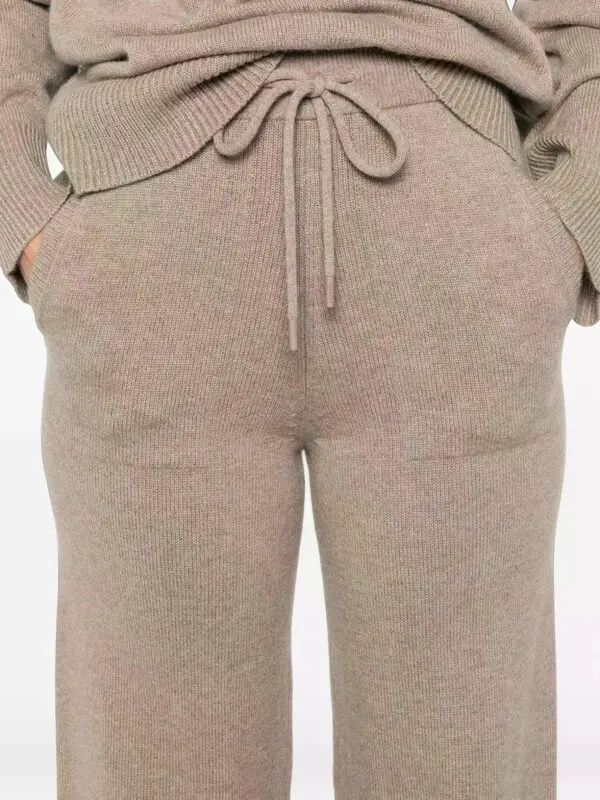 Max Mara Drawstring-waist Knitted Trousers