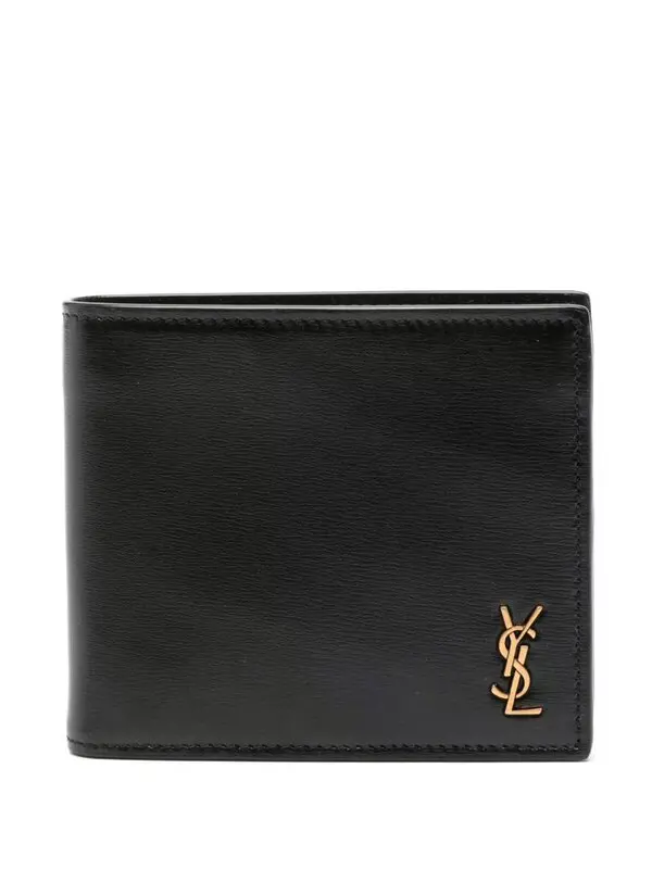 Saint Laurent Tiny Cassandre East/west Wallet - Black