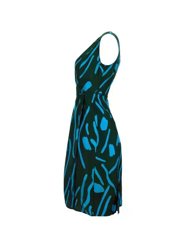 Diane Von Furstenberg Silk Wrap Mini Dress