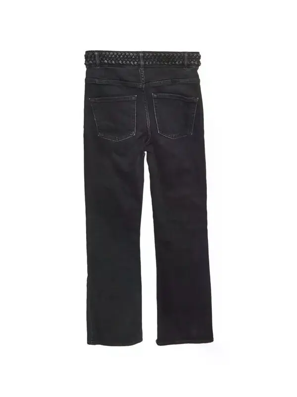 Maje Braided-detail Flared Jeans