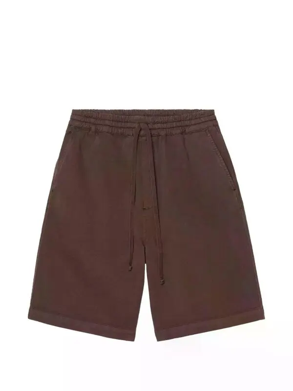 Carhartt Work In Progress Logo-patch Drawstring Shorts - Brown