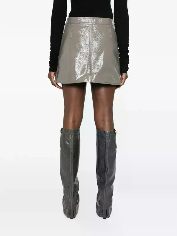 COURREGES Reedition Vinyl Mini Skirt