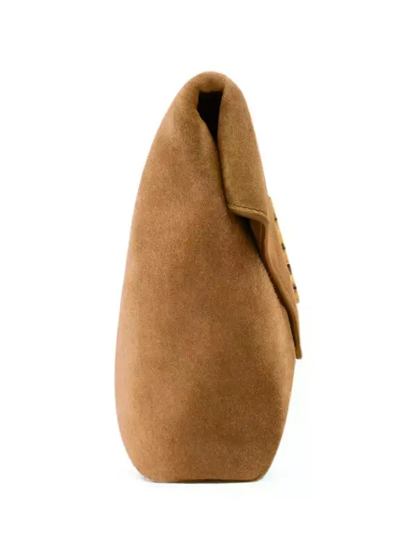 Saint Laurent Cassandre Large Envelope Pouch In Suede