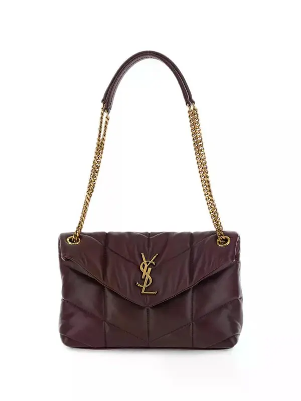 Saint Laurent Puffer Small In Lambskin Bag