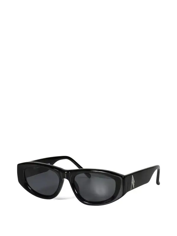 Attico Maya Geometric-frame Sunglasses - Black