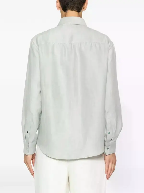 GOD'S TRUE LINEN Button-fastening Shirt