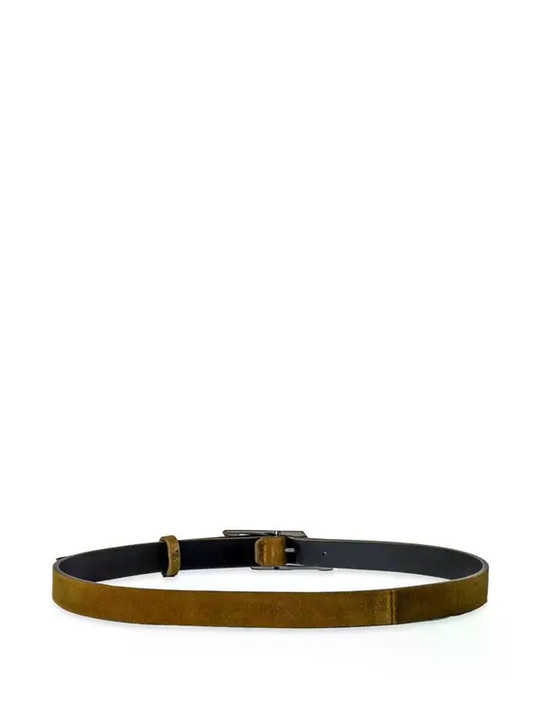 Attico Suede Skinny Belt
