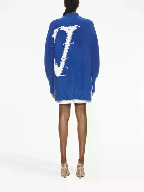 Off-White Logo-intarsia Wool Jumper