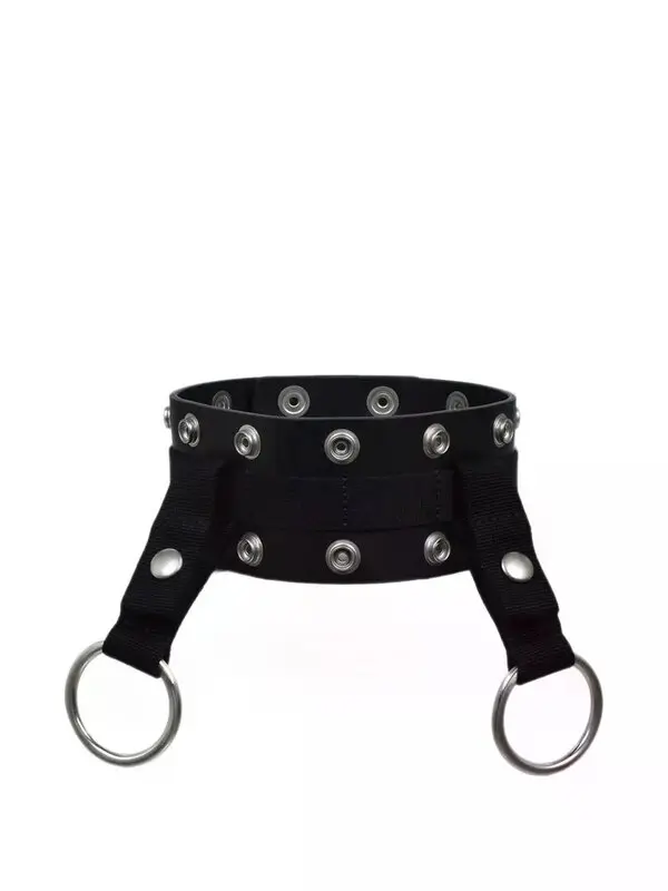 Rick Owens Vega Leather Choker - Black