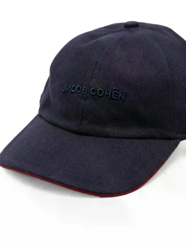 Jacob Cohen Logo-embroidered Baseball Cap - Blue