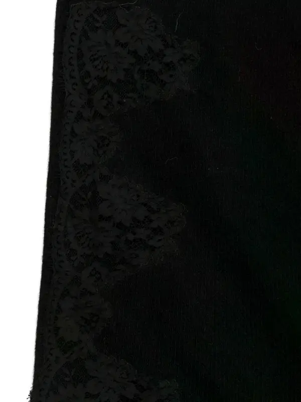 ERMANNO FIRENZE Lace-trim Scarf