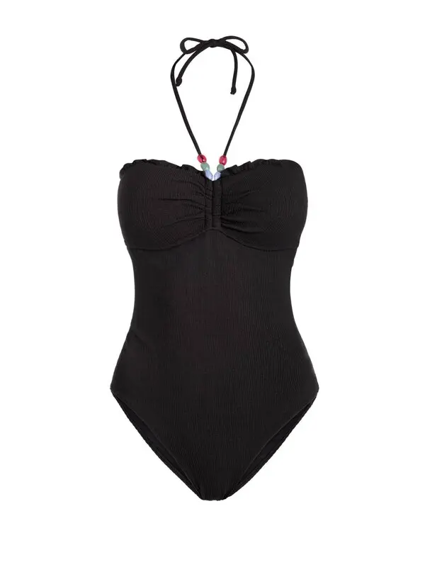 CHANGE OF SCENERY Talia One Piece In Texture - Black