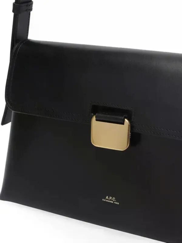 A.p.c. Simone Foldover-top Buckle-fastening Shoulder Bag