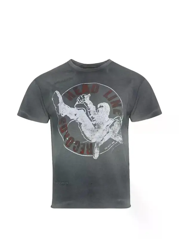 GALLERY DEPT. Records Glitter-logo T-shirt - Grey