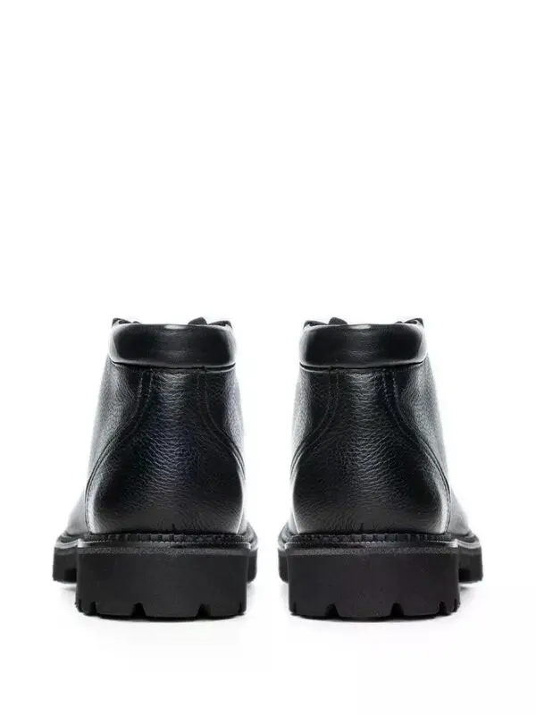 POCHE PARIS Grainy-leather Lace-up Ankle Boots