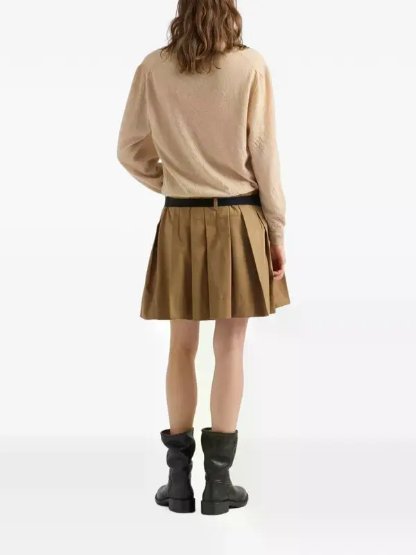 Prada Gabardine Miniskirt