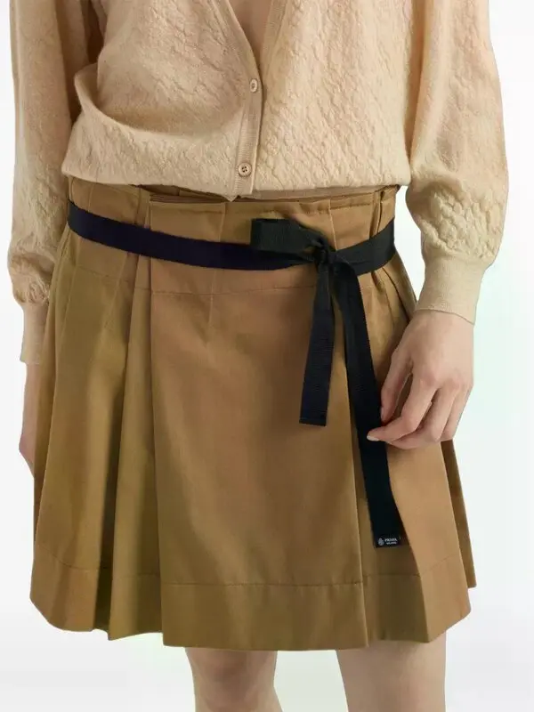 Prada Gabardine Miniskirt