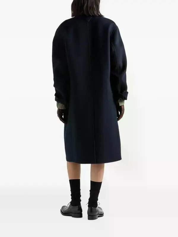 Prada Double-breasted Double Cashwool Coat