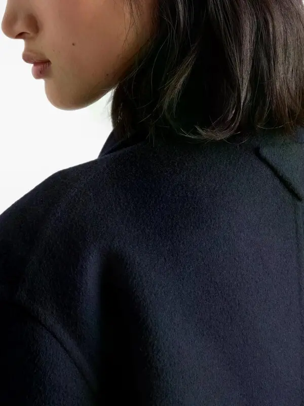 Prada Double-breasted Double Cashwool Coat