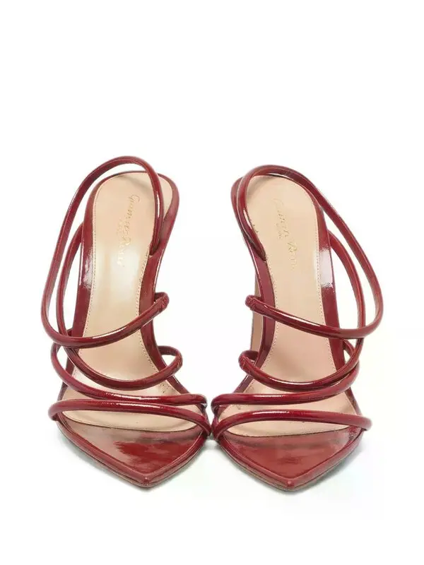 GIANVITO ROSSI Patent Leather Stiletto Sandals