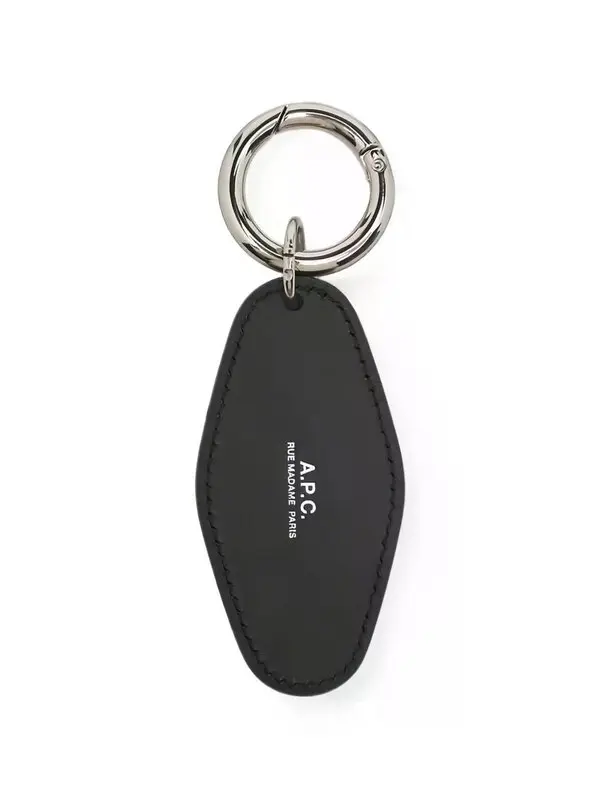 A.p.c. Diamant Logo-print Keyring - Black