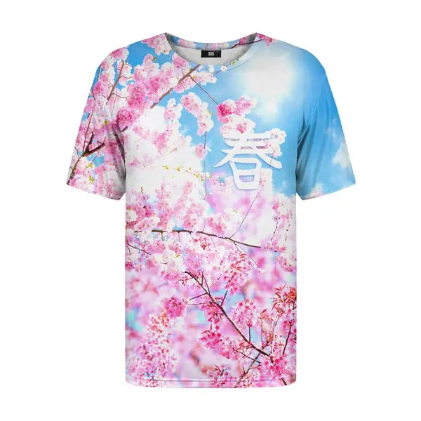 ALOHA FROM DEER Cherry Blossom Print T-shirt