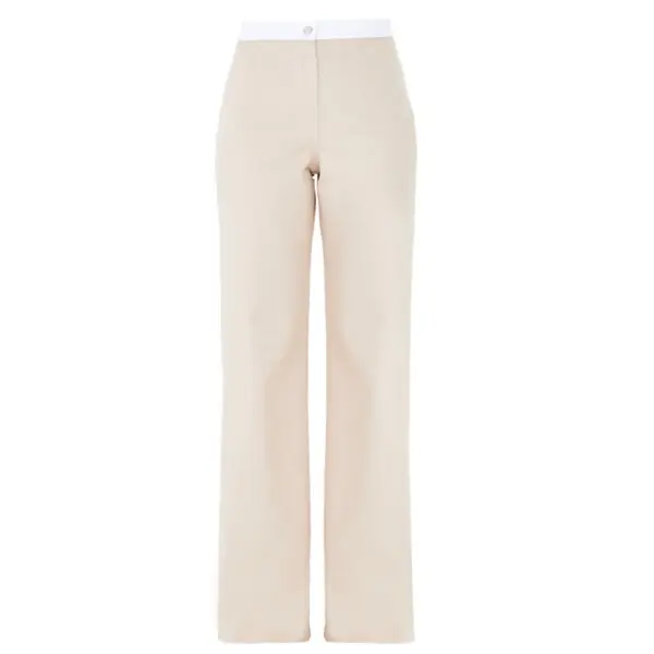 ARIANA BESTEPE Neutrals Adelle Wide Leg Pants