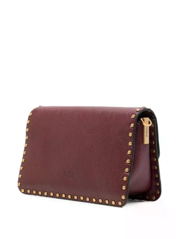 Pinko Small Love Birds Stud-embellished Shoulder Bag