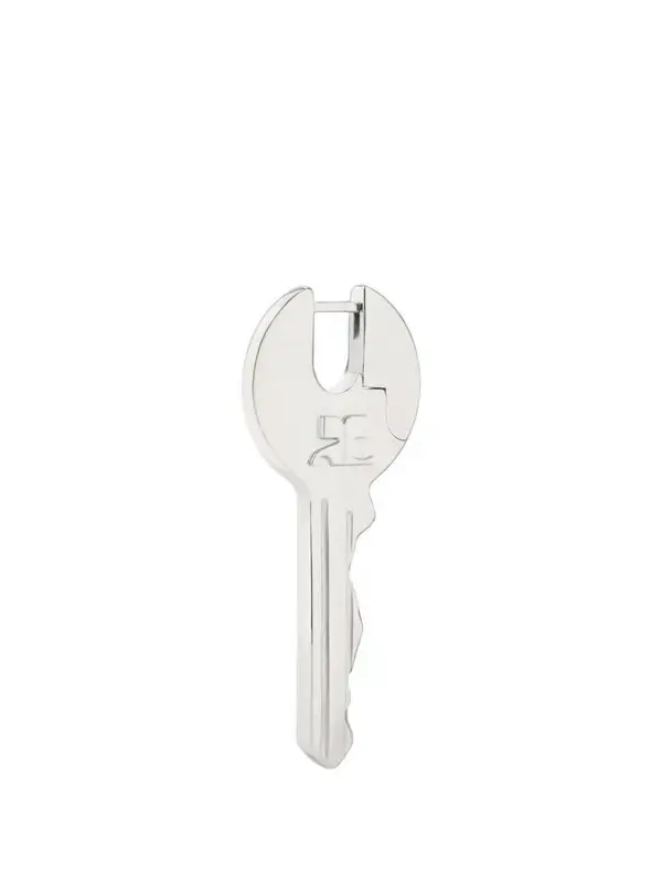 COURREGES Logo-engraved Key Earring