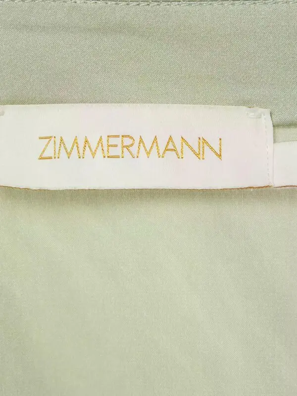 Zimmermann Wrap Long-sleeve Mini Dress