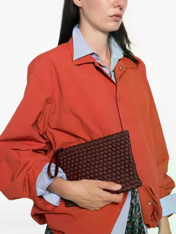 MARREA Woven Clutch Bag