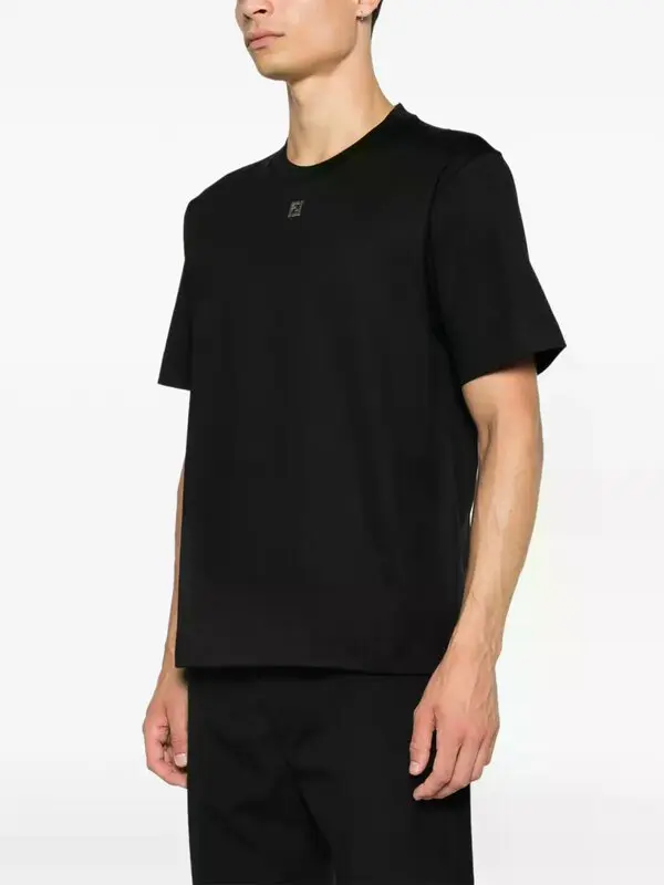 Fendi Logo-plaque T-shirt