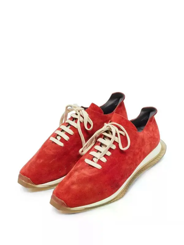 Rick Owens New Minimal Suede Sneakers