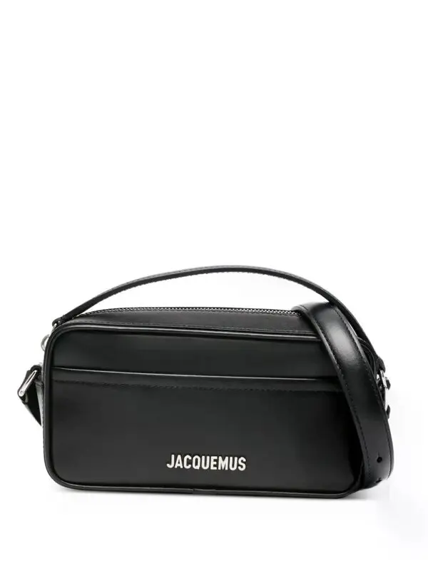Jacquemus The Baneto Leather Camera Bag - Black
