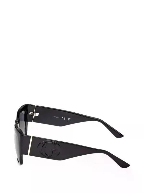 Guess Logo-plaque Rectangle-frame Sunglasses