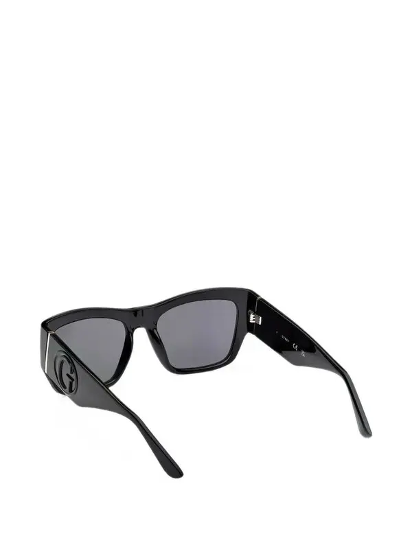 Guess Logo-plaque Rectangle-frame Sunglasses