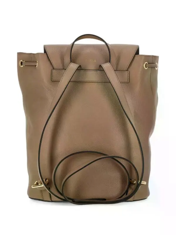 Furla Leather Backpack - Brown