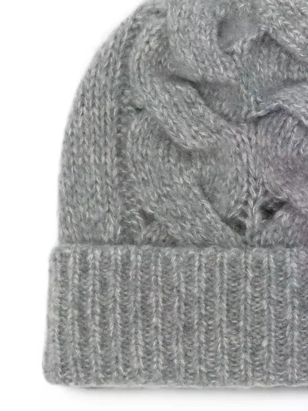 Lorena Antoniazzi Cable-knit Beanie Hat