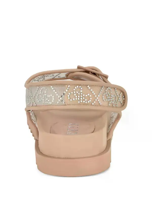 Guess Frella Rhinestone-embellished Mesh Sandals